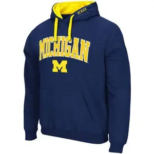 COLOSSEUM Michigan Wolverines Big & Tall Arch & Logo 2.0 Pullover Hoodie