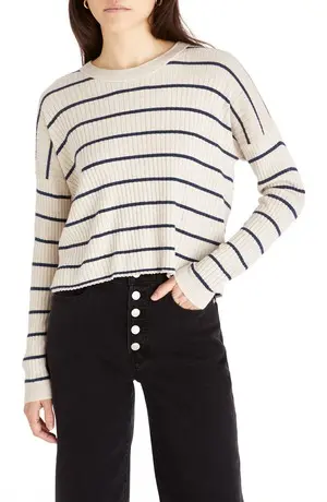 Madewell Striped Crewneck Sweater - Anderson