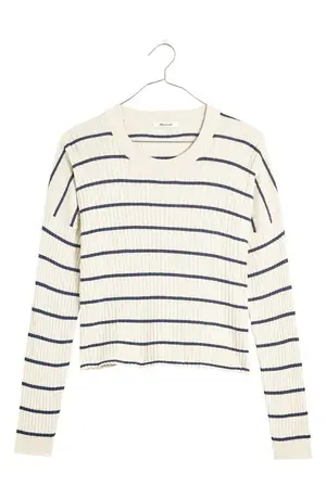 Madewell Striped Crewneck Sweater - Anderson