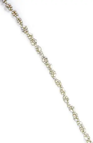 Brides & Hairpins Helia Crystal Sash - Silver