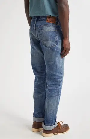 Double Rl Slim Fit Straight-leg Jeans