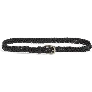 GOLDEN GOOSE Houston Woven Belt - Black