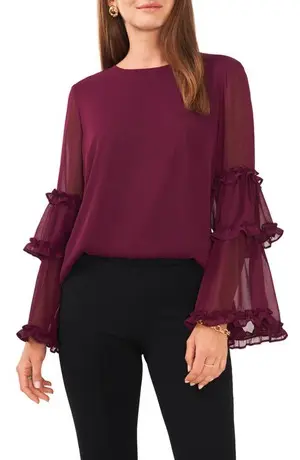 Chaus Ruffle Blouses