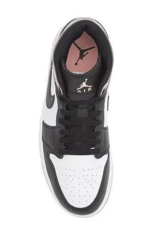 JORDAN Air Mid Se Basketball Sneaker - Black/ Coral/ White/ Amethyst