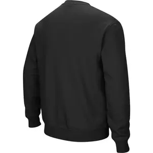 COLOSSEUM Mississippi State Bulldogs Arch & Logo Tackle Twill Pullover Sweatshirt - Black