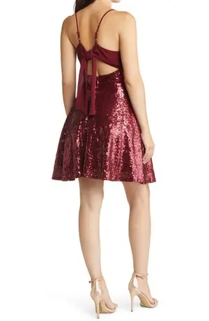LNL Sequin Skater Dress