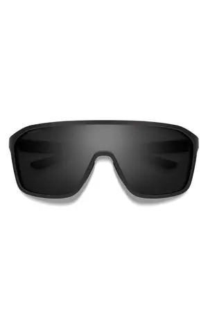 SMITH Boomtown 135mm Chromapop™ Polarized Shield Sunglasses - Matte Black / Polarized