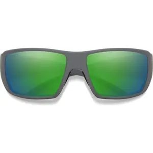 SMITH Square Sunglasses - Matte Cement/glass Green