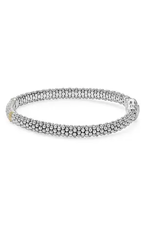 Lagos Caviar Lux Diamond Bracelet - Silver
