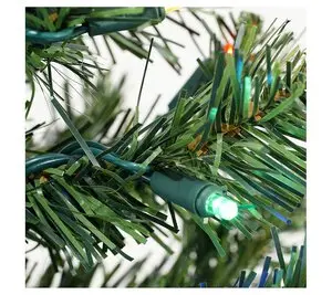 NORTHLIGHT 6' Led Mixed Classic Pine Xmas Tree Multi Lights