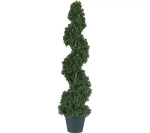 NEARLY NATURAL 3' Spiral Cedar Tree By - One-color