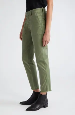 NILI LOTAN Jenna Crop Stretch Twill Pants