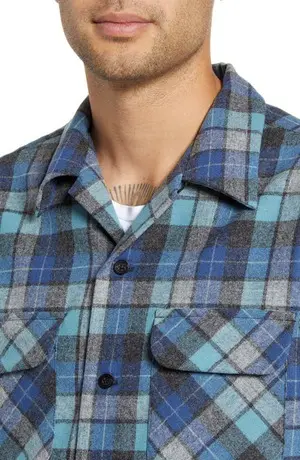 Pendleton Board Regular Fit Wool Flannel Shirt