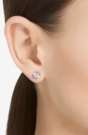 SWAROVSKI Stilla Stud Earrings - Silver / Clear Crystal
