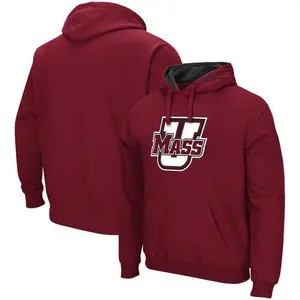 COLOSSEUM Umass Minutemen Arch And Logo Pullover Hoodie
