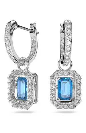 SWAROVSKI Una Dancing Crystal Drop Earrings - Blue