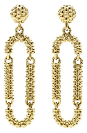 Lagos Caviar Drop Earrings