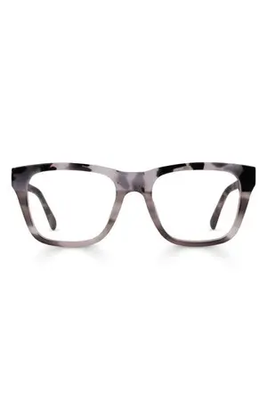 Eyebobs Kvetcher 53mm Square Reading Glasses - Grey Tortoise Fade