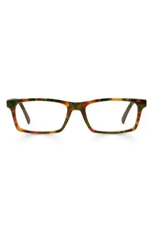 Eyebobs Number Cruncher 53mm Reading Glasses - Green / Brown Tortoise Forest