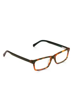 Eyebobs Number Cruncher 53mm Reading Glasses - Green / Brown Tortoise Forest