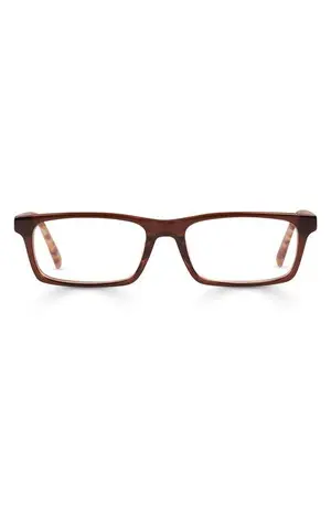 Eyebobs Eyebobs Number Cruncher 53mm Reading Glasses Hickory Brown Crystal