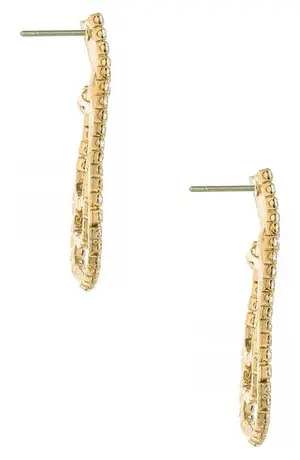 Ettika Crystal Door Knocker Earrings