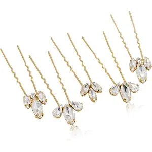 Brides & Hairpins Set Of 5 Hair Pins - Gold