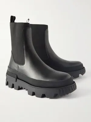 Moncler Neue Leather Chelsea Boots