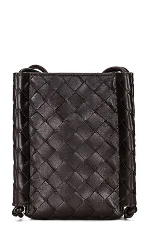 Bottega Veneta Pouch On Strap In Chocolate