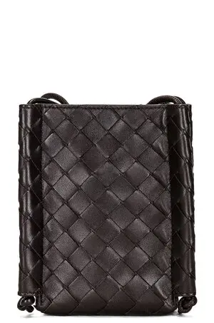 Bottega Veneta Pouch On Strap In Chocolate