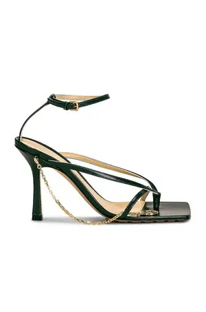 Bottega Veneta Stretch Ankle Strap Sandals - Inkwell