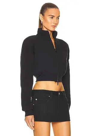 Alexander Wang Logo Cropped Jacket