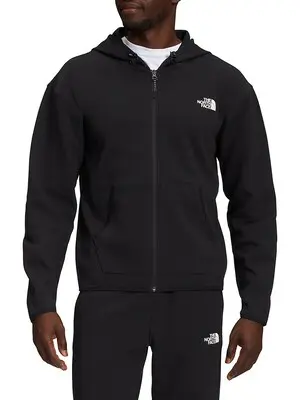 The North Face Men's Tech Zip-Up Hoodie - Black  - Black