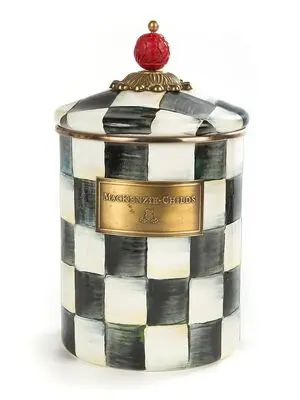 MACKENZIE-CHILDS Courtly Check Canister - One-color