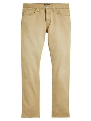 Polo Ralph Lauren Sullivan Slim Knit-like Chino Pants Boating Khaki