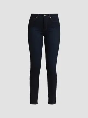 Paige Hoxton High-rise Skinny Ankle Jeans - Mona