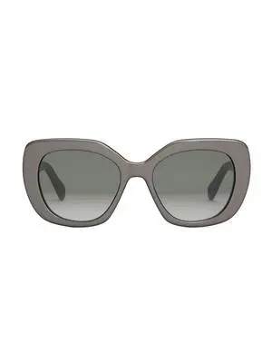 Celine 55mm Butterfly Round Sunglasses Grey