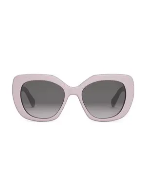 Celine 55mm Butterfly Round Sunglasses Pink