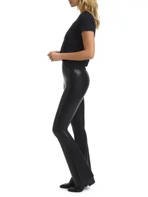 Commando Faux Leather Flared Leggings