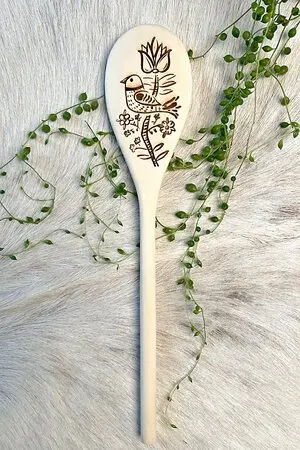 HONORABLE OAK Honorable Oak Wood Burn Spoons Tan