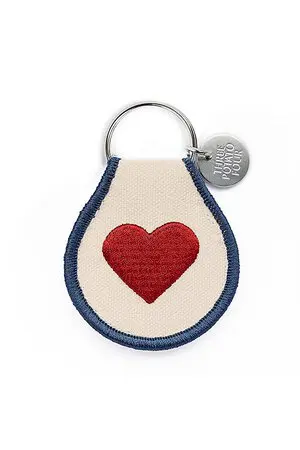 THREE POTATO FOUR Three Potato Four Patch Keychain Classic Heart