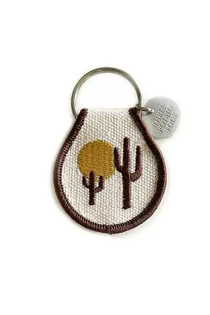 THREE POTATO FOUR Patch Keychain - Desert Vibes