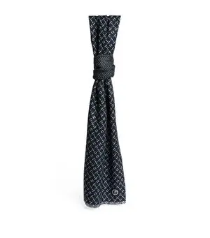 Giorgio Armani Wool Reversible Scarf
