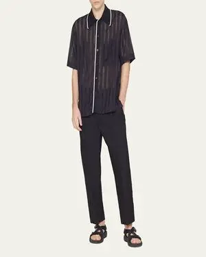 3.1 Phillip Lim Double-pleated Cropped Pants