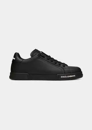 Dolce & Gabbana Portofino Low-Top Sneakers Black