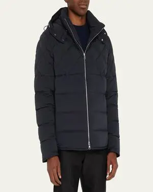 Moncler Cecaud Quilted Down Jacket - Navy