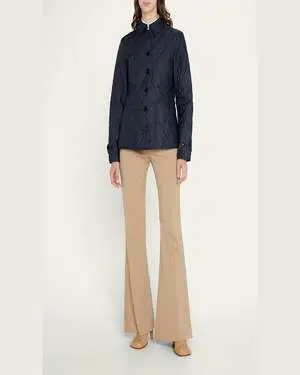 Burberry Diamond Quilted Jacket - Midnight