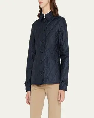 Burberry Diamond Quilted Jacket - Midnight