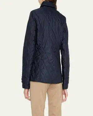 Burberry Diamond Quilted Jacket - Midnight