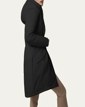 Canada Goose Rossclair Mid-length Parka - Black